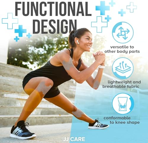 JJ CARE Knee Patches - 14 Pcs Knee Patches for Pain Relief Extra Strength - 5.5" x 3.9" Pain Relief Patch for Knee, Knee Pain Relief Patch for Arthritis, Inflammation, Sciatica, Muscle & Joint