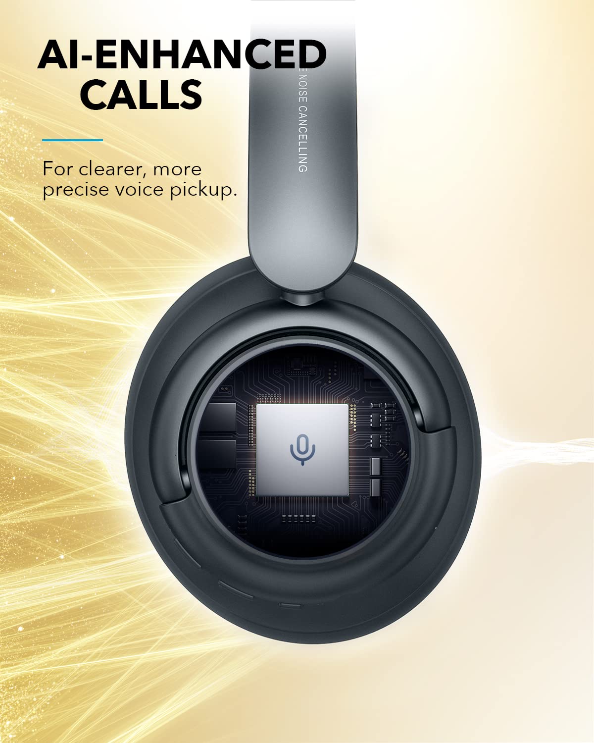 Soundcore by Anker Life Q35 Multi Mode Active Noise Cancelling Headphones, Bluetooth Headphones with LDAC for Hi Res Wireless Audio, 40H Playtime, Comfortable Fit, Clear Calls (Black) (Renewed)