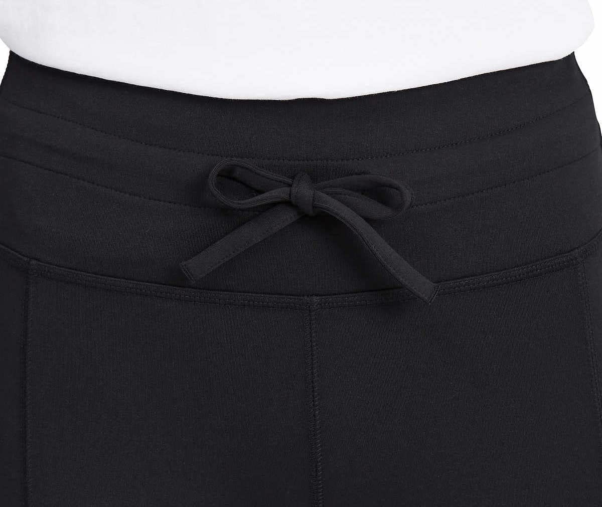PUMA Womens Midweight Drawstring Jogger Leggings with Side Pocket (Small, Black)