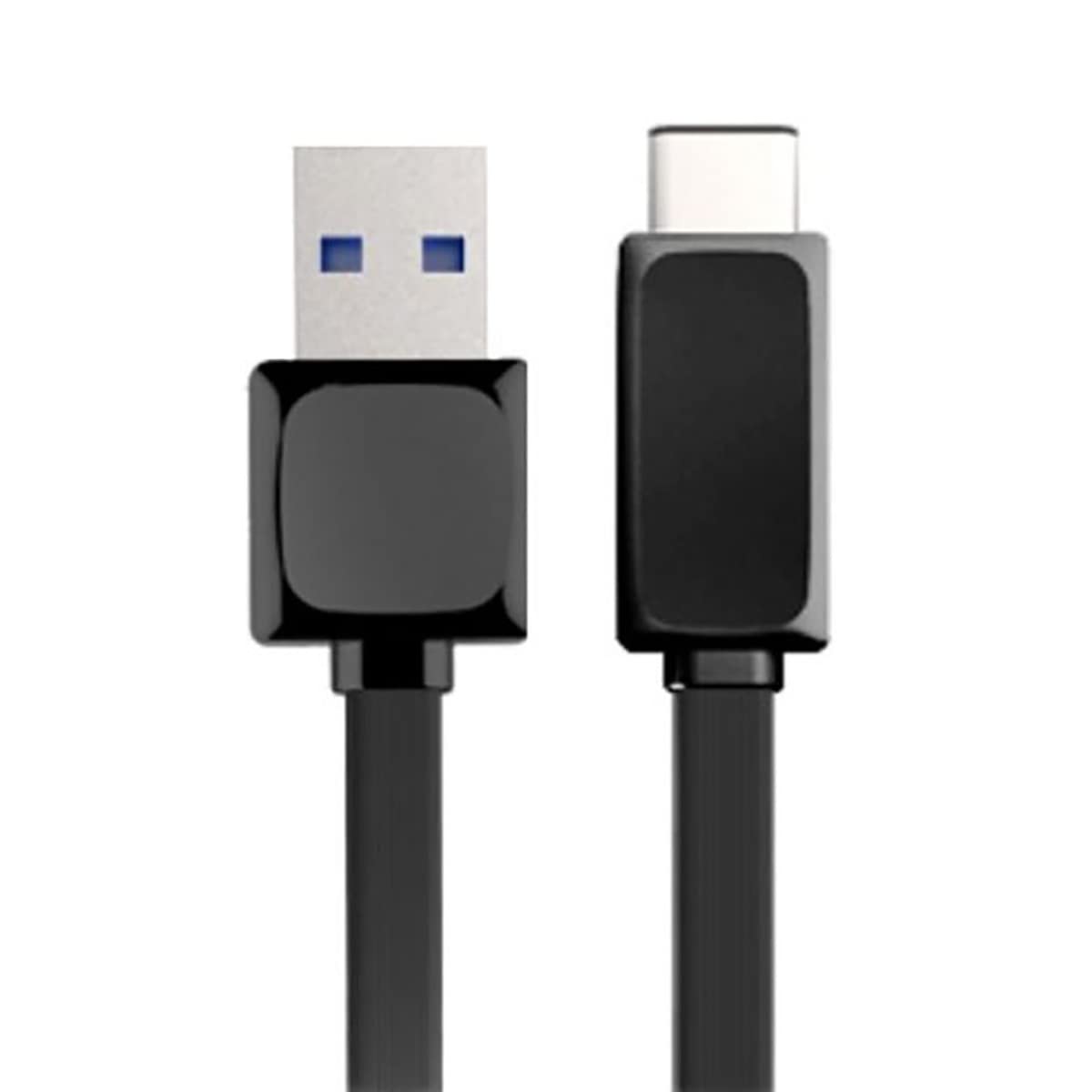 Quick Power Flat USB-C Cable Works for Microsoft Surface Duo 2 with USB 3.0 Gigabyte Speeds and Quick Charge Compatible! (Black 3.3ft1M)