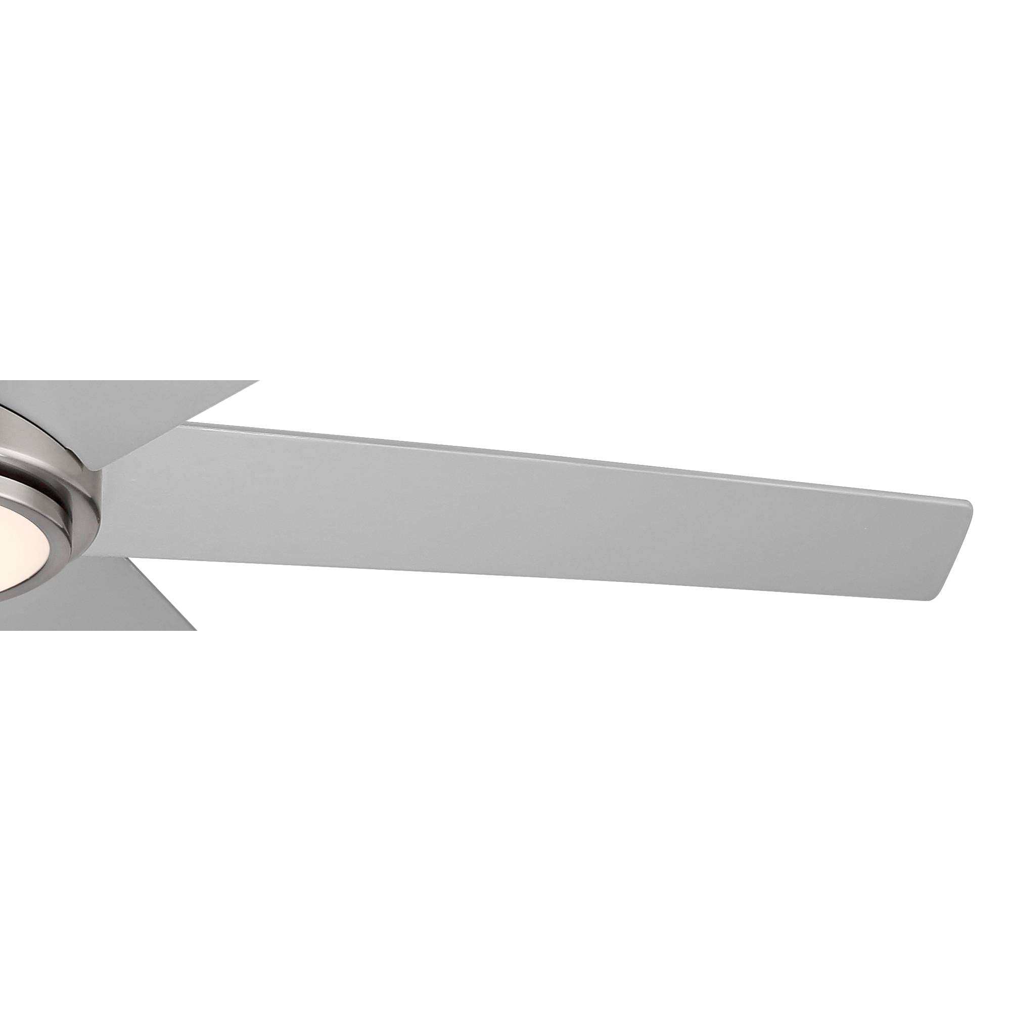 Casa Vieja 56" Estate Modern 6 Blade Indoor Outdoor Ceiling Fan with Light LED Remote Control Brushed Nickel White Diffuser Damp Rated for Patio Exterior House Porch Gazebo Garage
