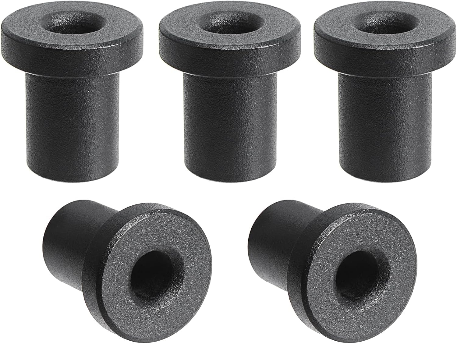 Mairuker Sliding Barn Door Hardware 1.38in Black Spacer Replacement Barn Door Hardware Kit with Screws for 16" Stud Wall (Set of 5)