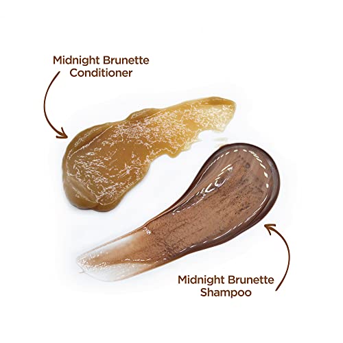 John Frieda Midnight Brunette Visibly Deeper Color Deepening Shampoo, 8.3 Ounce (Pack of 2), with Evening Primrose Oil, Infused with Cocoa