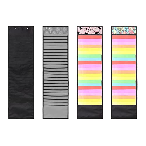 Guaber Vinyl Holder with 47 Compartments Vinyl Roll Holder Gift Wrap Organizer Door Wall Hanging Craft Vinyl Storage Organizer Vinyl roll Holder Wall Mounted