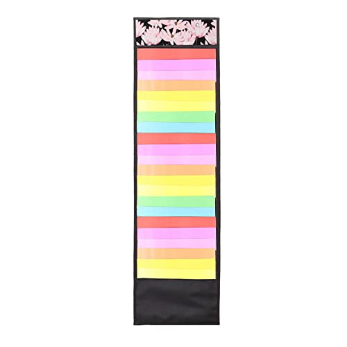 Guaber Vinyl Holder with 47 Compartments Vinyl Roll Holder Gift Wrap Organizer Door Wall Hanging Craft Vinyl Storage Organizer Vinyl roll Holder Wall Mounted