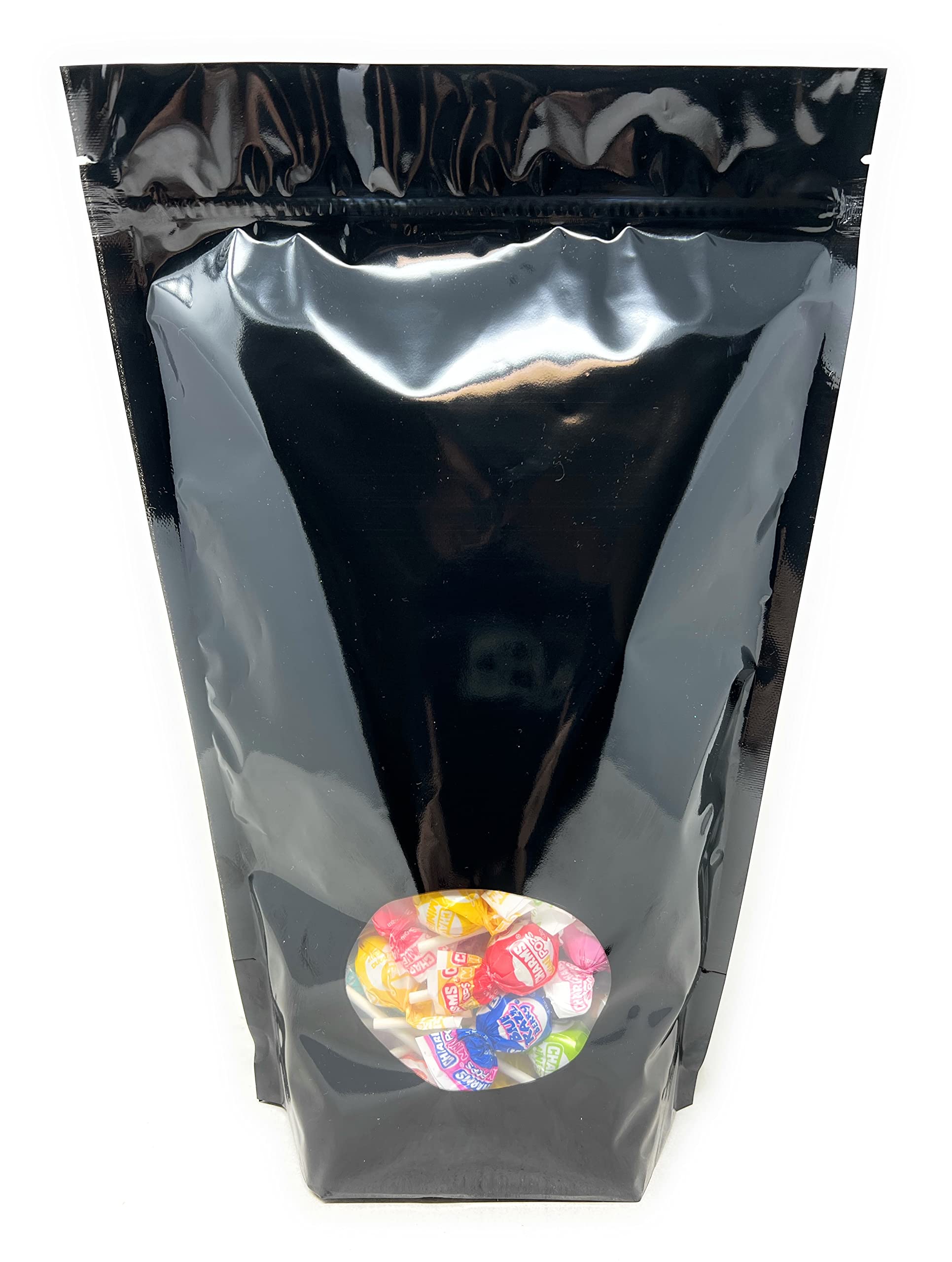 Charm Mini Pops Lollipops Suckers 3 Lbs Assorted 18 Flavor Variety Mix Bulk Value Pack 200+ Count In Resealable Stand Up Bag (48 Oz)