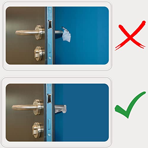 Clear Door Stopper Wall Protector (4 Pcs), Silicone Door Handle Stoppers, Noise Canceling from Door Knobs, Silicone Clear Door Bumper, Door Knob Wall Shield, Shock Absorbent Wall Protector