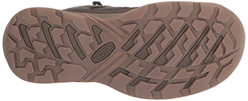 KEEN Men's Circadia Mid Height Comfortable Waterproof Hiking Boots, Dark Olive/Potters Clay, 13