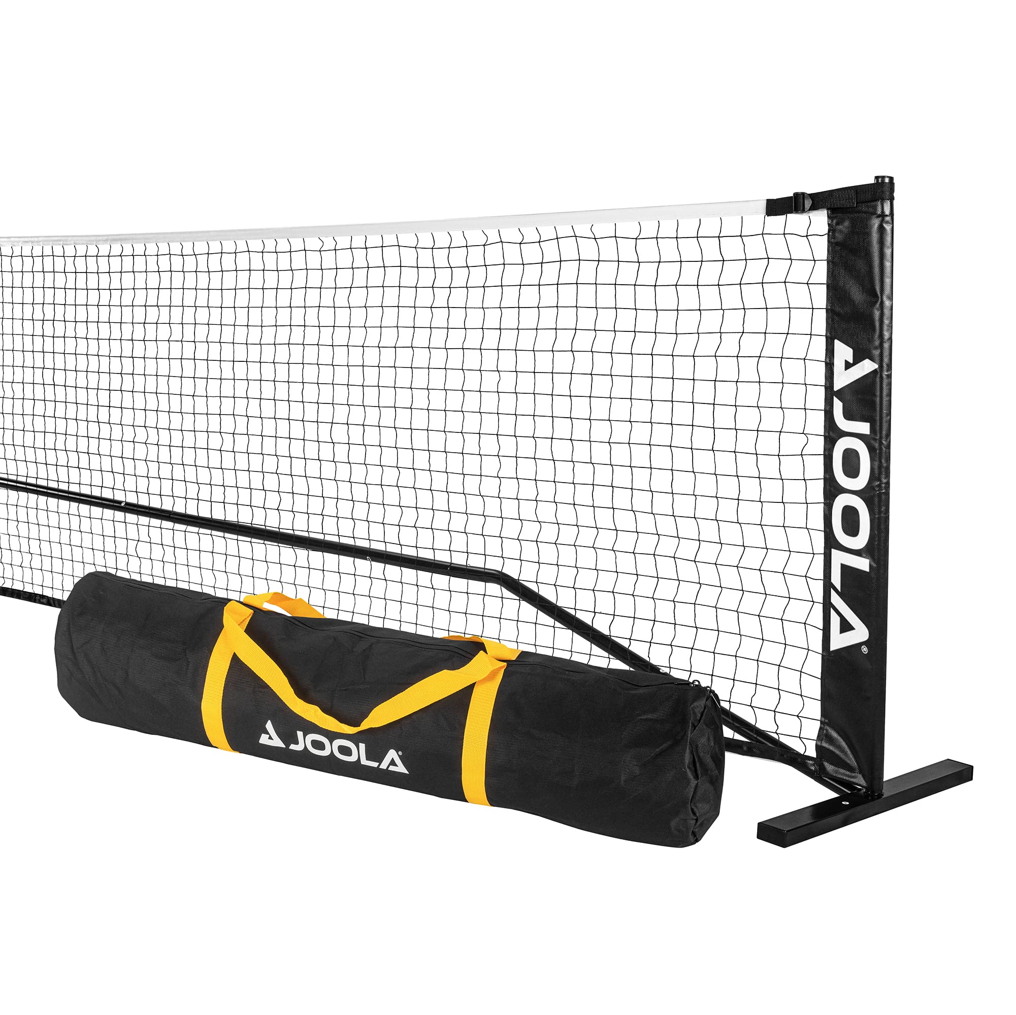 JOOLA Essentials Pickleball Net - Regulation Height 36" at Posts & 34" at Center, USAPA Recommended 22' Length - Steel Frame & Durable Net, Portable Pickleball Net Includes Carry Bag