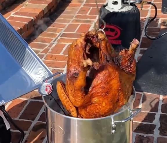 King Kooker Turkey Fryer Outdoor Deep Frying & Boiling Package Silver Extra Large