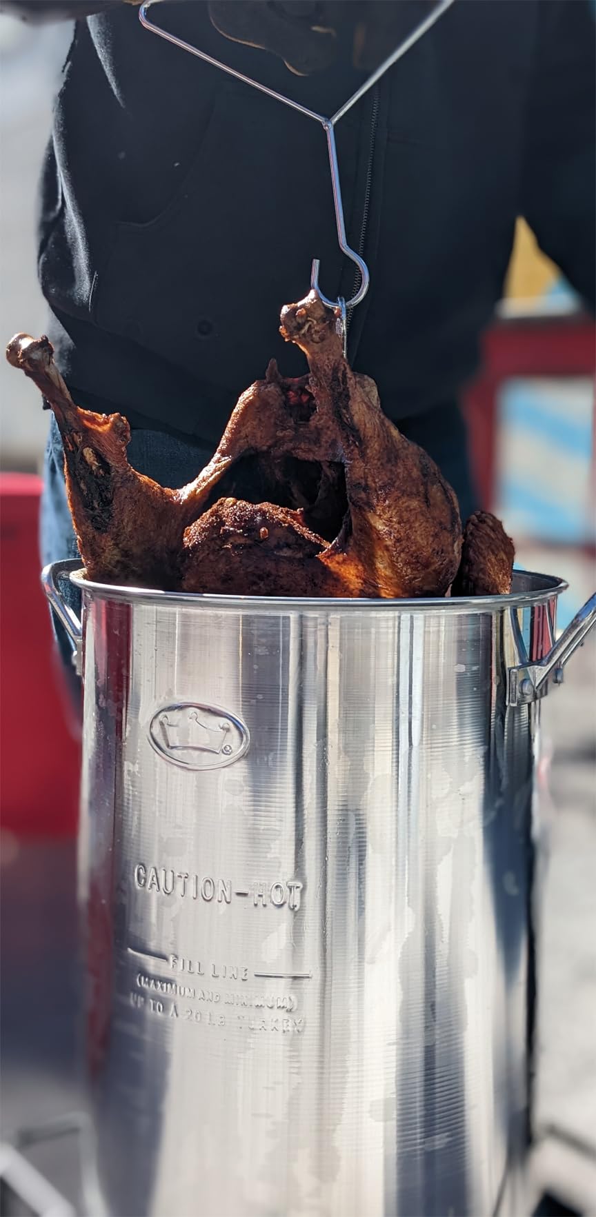 King Kooker Turkey Fryer Outdoor Deep Frying & Boiling Package Silver Extra Large