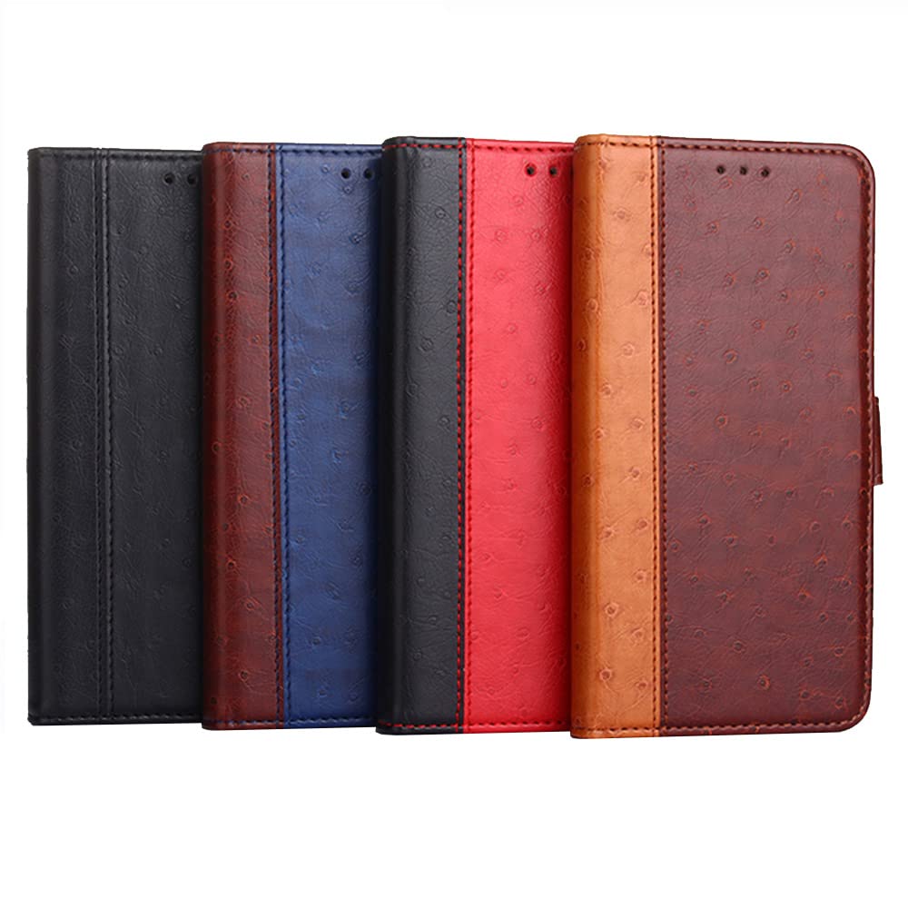 Fansipro Wallet Folio Case for Oppo Reno 2 Z, Premium PU Leather Slim Fit Cover for Reno 2 Z, 3 Card Slots, Well Fit, Brown