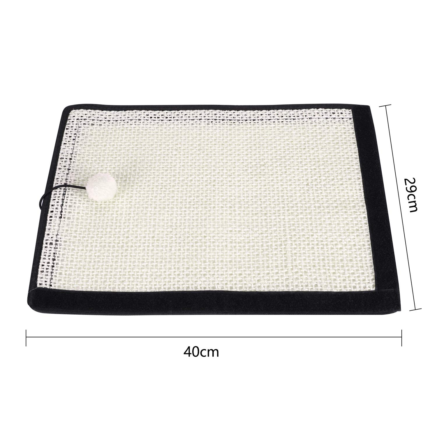 HAOZAIKEJI Cat Scratcher Mat Sofa Protector Natural Sisal Cat Scratching Mat Cat Scratch Couch Cover Heavy Duty Couch Guard Easy Installation Scratch Pad for Grinding Claws Protecting Furniture
