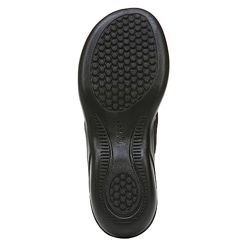 BZees Womens Cabana Sandal Flip-Flop, Black, 10 Wide US