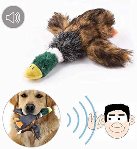 Duck Dog Toys for Aggressive Chew, Squeaky Dog Toy,Plush Puppy Dog Chew Toy for Small Medium Dogs