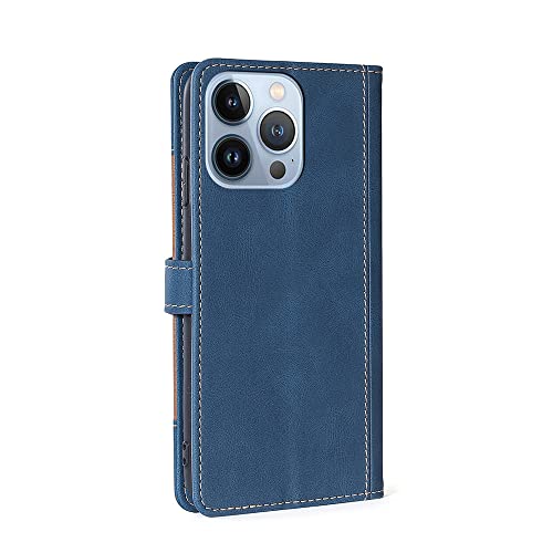 CYR-Guard Wallet Folio Case for Oppo Reno 2 Z, Premium PU Leather Slim Fit Cover for Reno 2 Z, Easy Carry, Blue