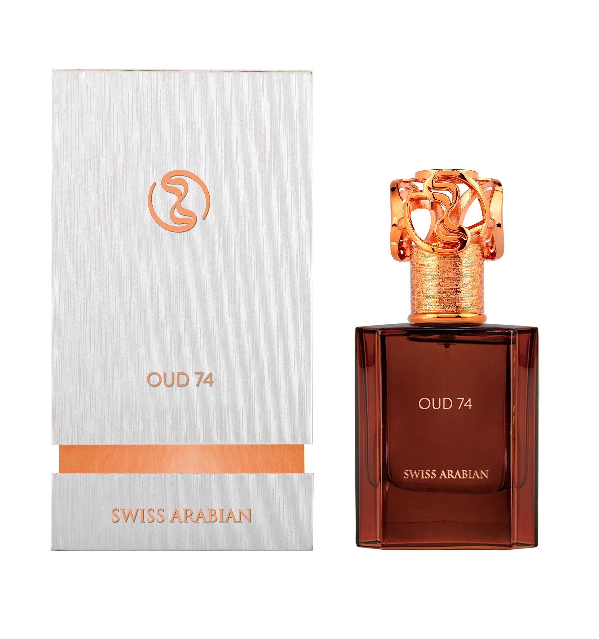 Swiss Arabian Oud 74 - Luxury Products From Dubai - Long Lasting, Addictive Personal EDP Spray Fragrance - Seductive Signature Aroma - 1.7 Oz