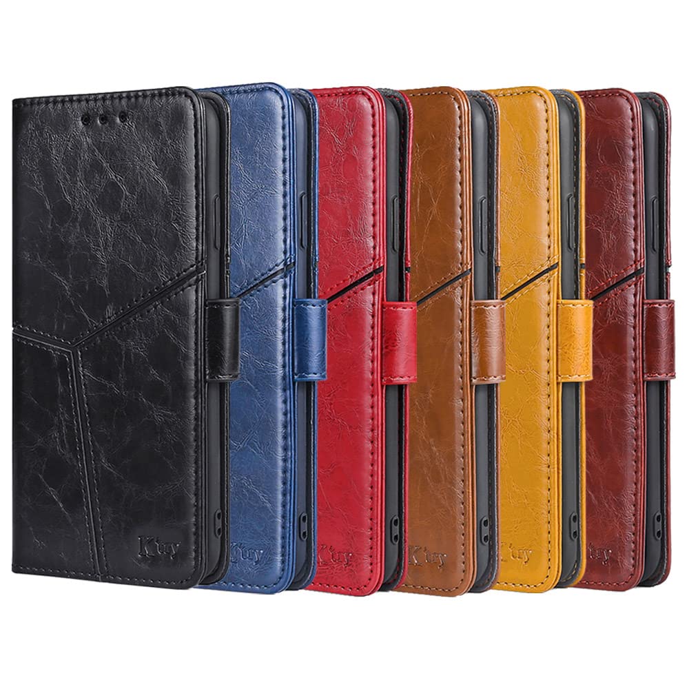 Fansipro Wallet Folio Case for Oppo Reno 2 Z, Premium PU Leather Slim Fit Cover for Reno 2 Z, 3 Card Slots, Good Design, Deep Brown