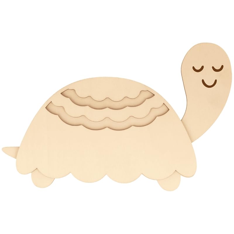 Artemio Wooden Silhouette 23 x 15 cm - Turtle and lace Carapace