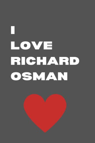 I love Richard Osman: Notebook for fans of TV star Richard Osman