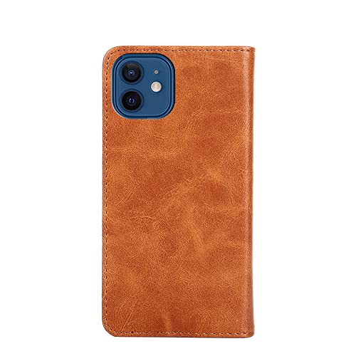 Fansipro Wallet Folio Case for Oppo Reno 2, Premium PU Leather Slim Fit Cover for Reno 2, 3 Card Slots, Align Cutouts, Brown