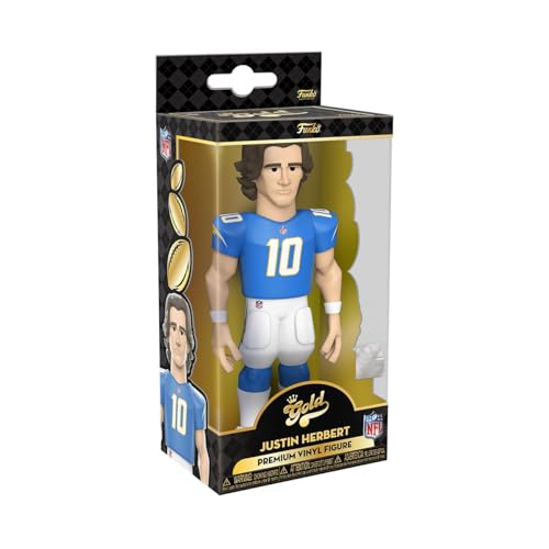 Funko Gold 5 NFL: Chargers- Justin Herbert (Styles May Vary)
