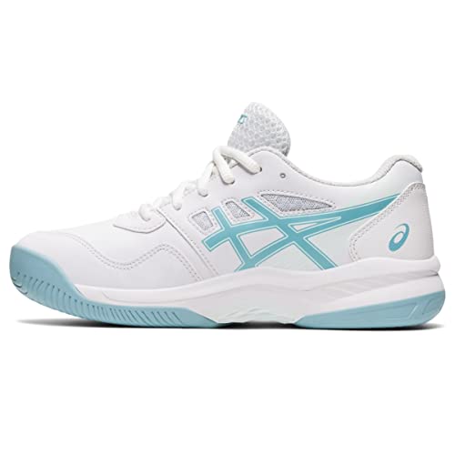 ASICS Gel-Game 8 GS (Little Kid/Big Kid) White/Smoke Blue 6.5 Big Kid M