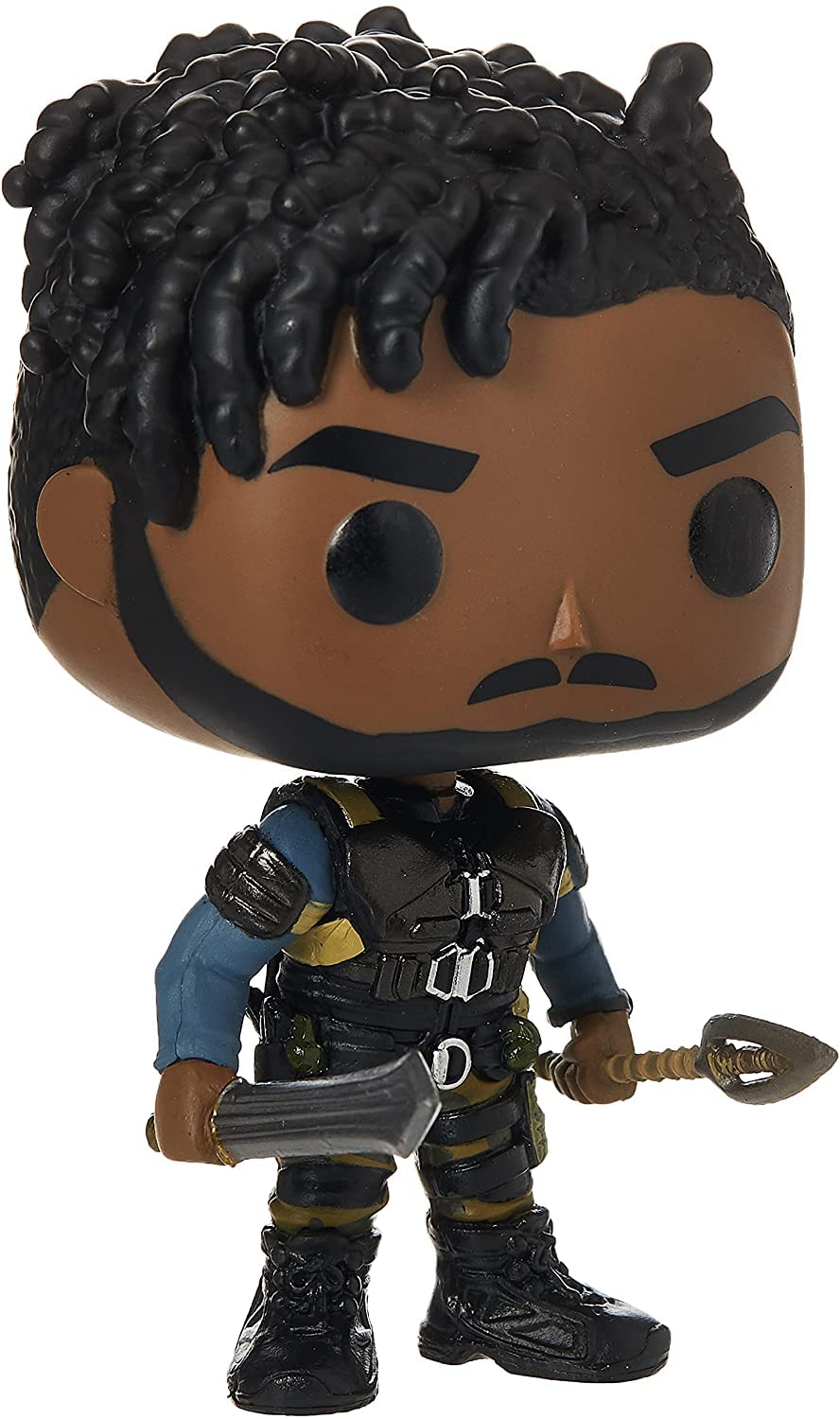POP Marvel: Black Panther Unmasked Erik Killmonger Funko Pop Vinyl Figure Bundled Multicolored 3.75 inches