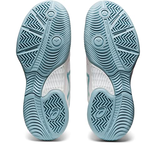 ASICS Gel-Game 8 GS (Little Kid/Big Kid) White/Smoke Blue 6.5 Big Kid M