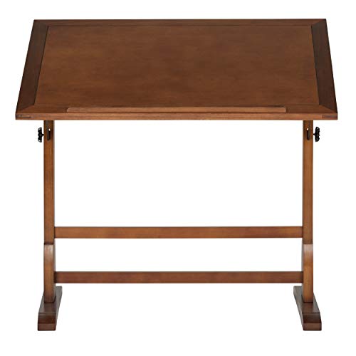 Vintage Rustic Oak Drafting Table, Top Adjustable Drafting Table Craft Table Drawing Desk Hobby Table Writing Desk Studio Desk, 42''W x 30''D