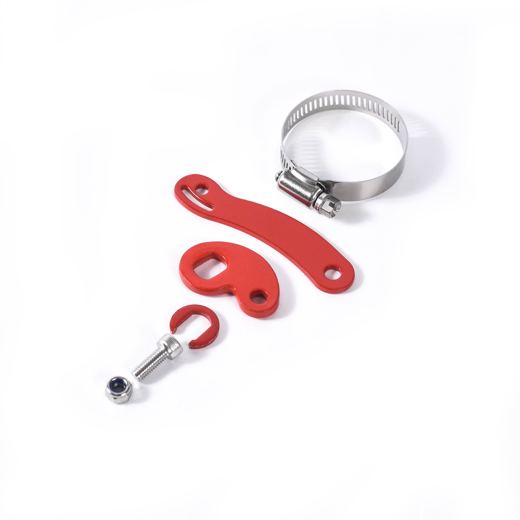 EBIKELING 6 Pc Ebike Accessories Ebike Conversion Kit, Electric Bike Conversion Kit, Torque Arm, Mid Drive Ebike, Front or Rear, Red
