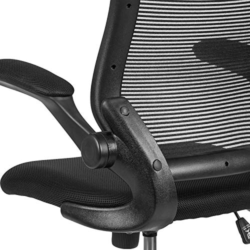 Flash Furniture Office Seating, 27"W x 27"D x 42" - 49.5"H, Black