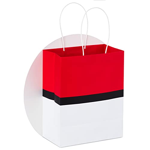 Hallmark Pokémon Gift Bag Bundle (9" Medium PokéBall and 15" Extra Large Pikachu) for Kids, Birthdays, Christmas, Valentine's Day, Halloween