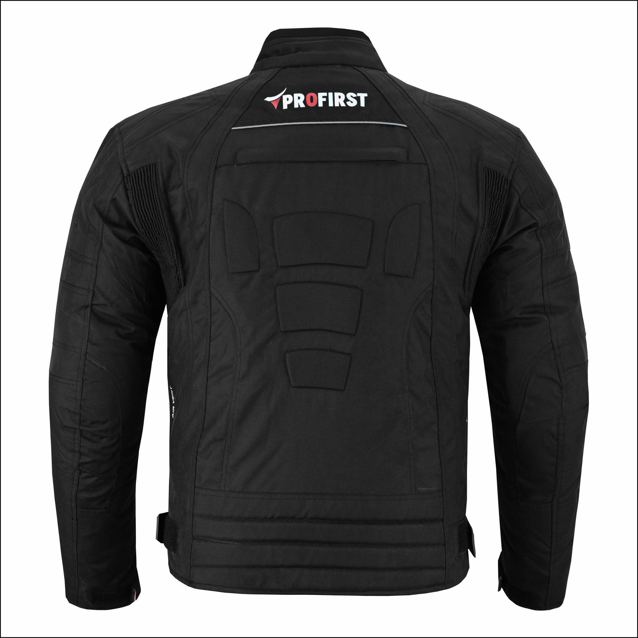 PROFIRST Motorbike Men’s Riding Jacket Motorcycle Jacket for Men Waterproof Jacket CE Armored Protection Black X-Large