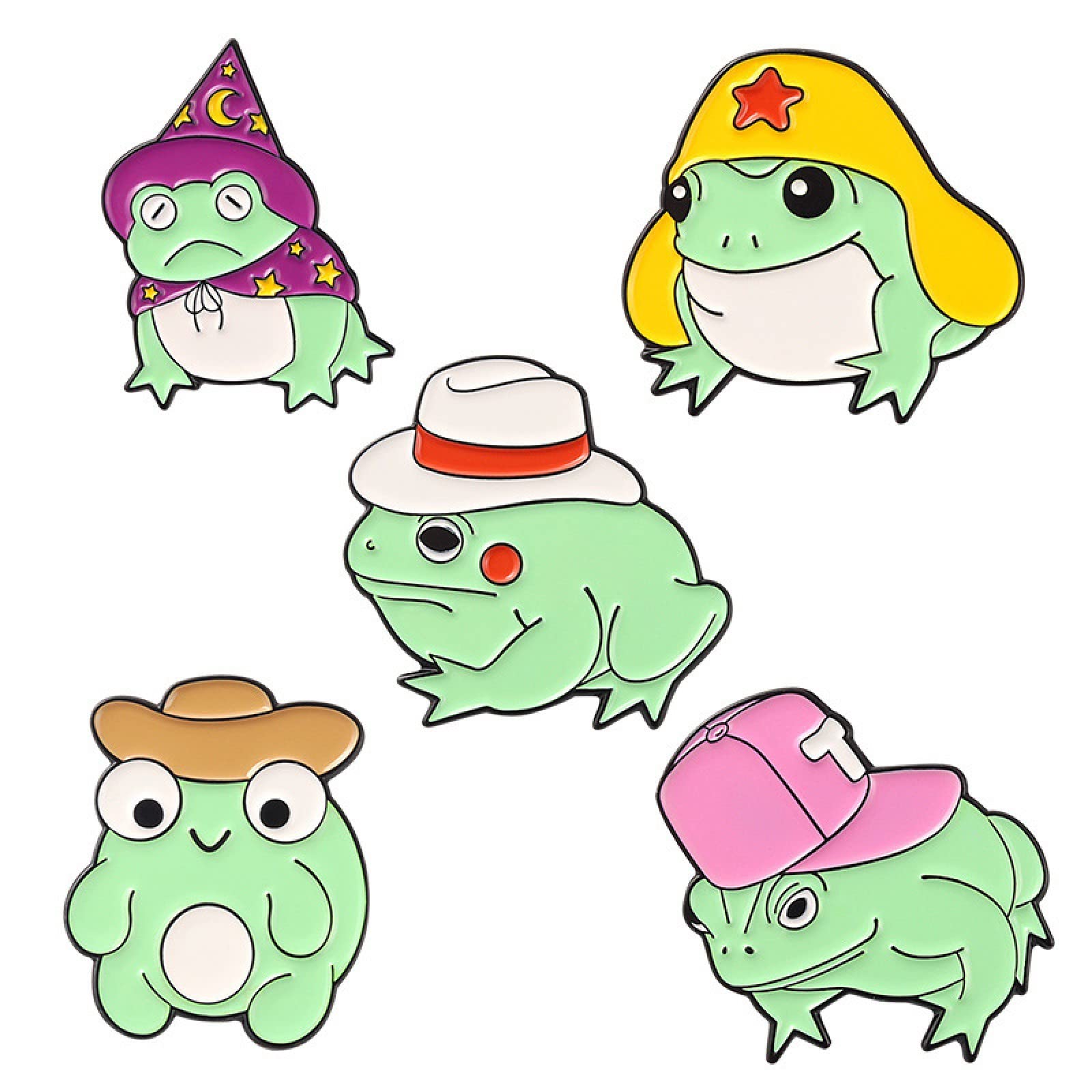 MOMEITU Kawaii pins, Backpack Aesthetic pins, Cute Anime pins, Cute Enamel pins, Kawaii Backpack pins Cute pins(ID04)