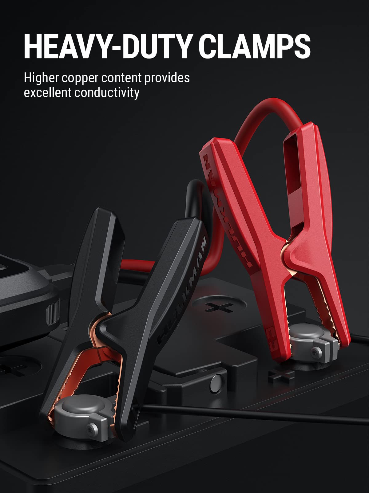 Hulkman Alpha Booster Clamps - Exclusive for Alpha 65/85/85S Jump Starter