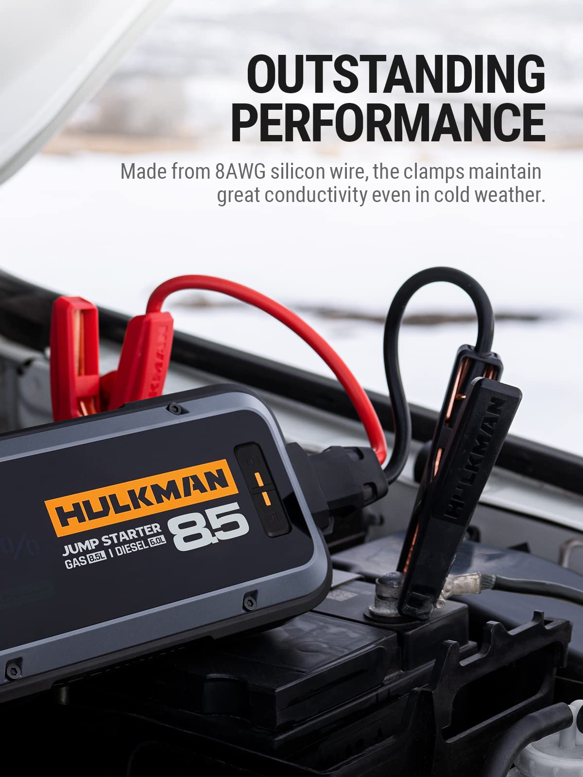 Hulkman Alpha Booster Clamps - Exclusive for Alpha 65/85/85S Jump Starter