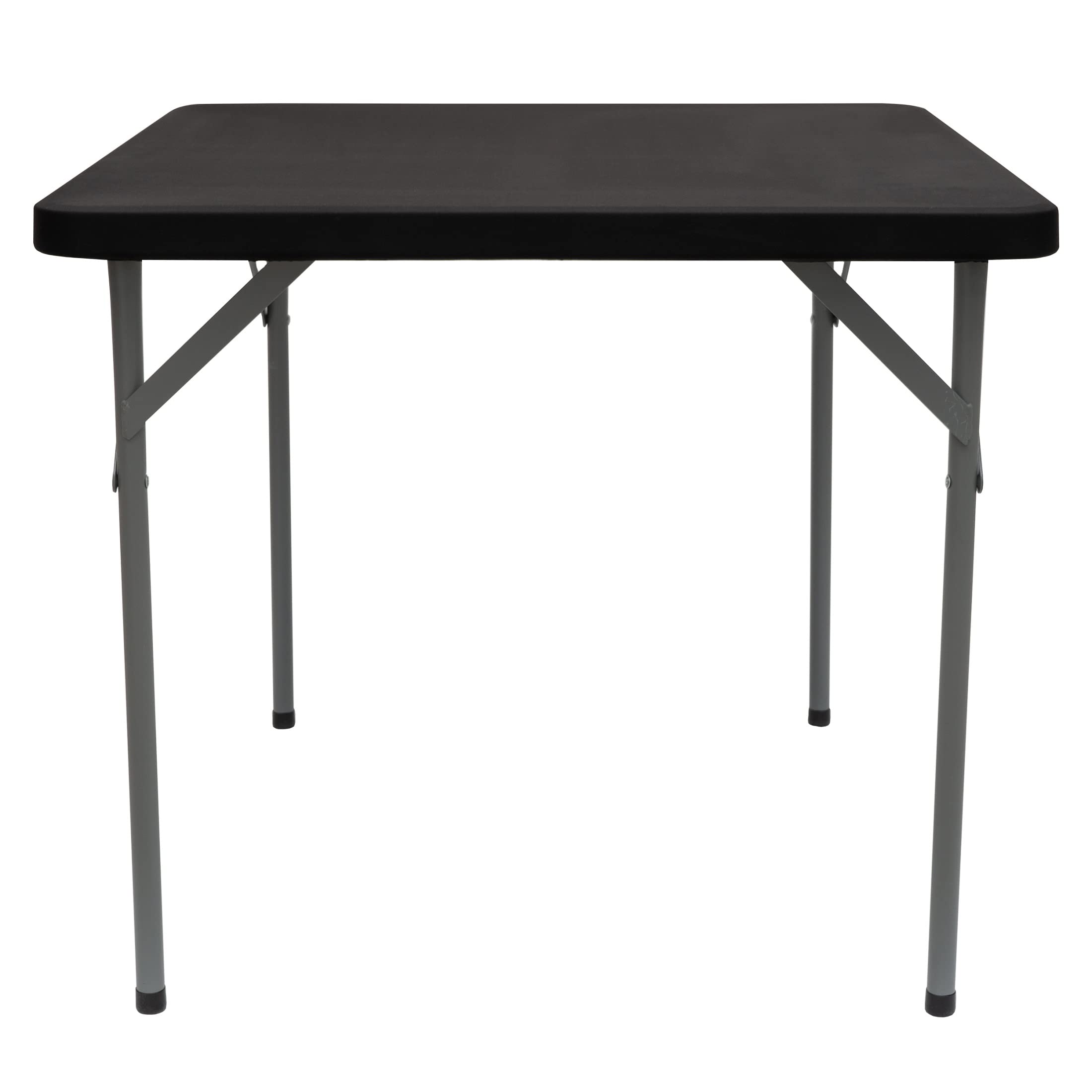 NEWISHER Square Fitted Table Cover Black Cocktail Topper Spandex Stretchable Table Top Tablecloth 36 x 36 Inch