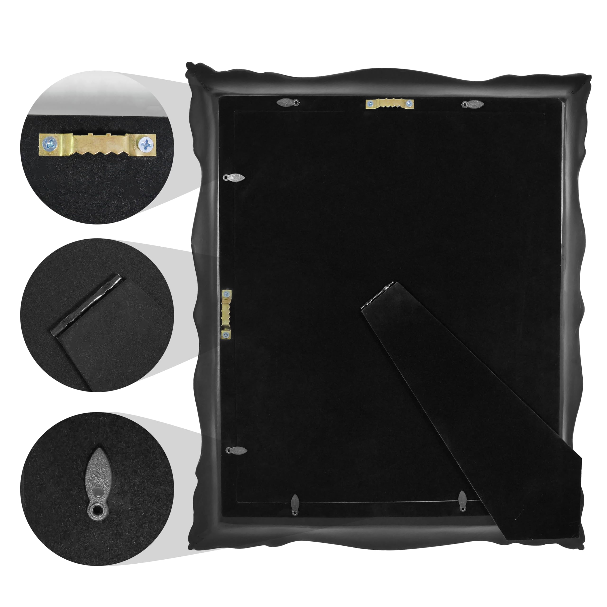 SIMON'S SHOP 11x14 Picture Frames Photo Frame in Black, Vintage Looking Wall Mounting Photo Frames