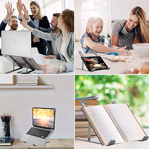Laptop Stand for Desk, Laptop Riser,Aluminum Alloy Laptop Holder Compatible with 10-15.6 Inch MacBook PC-Notebook Tablet