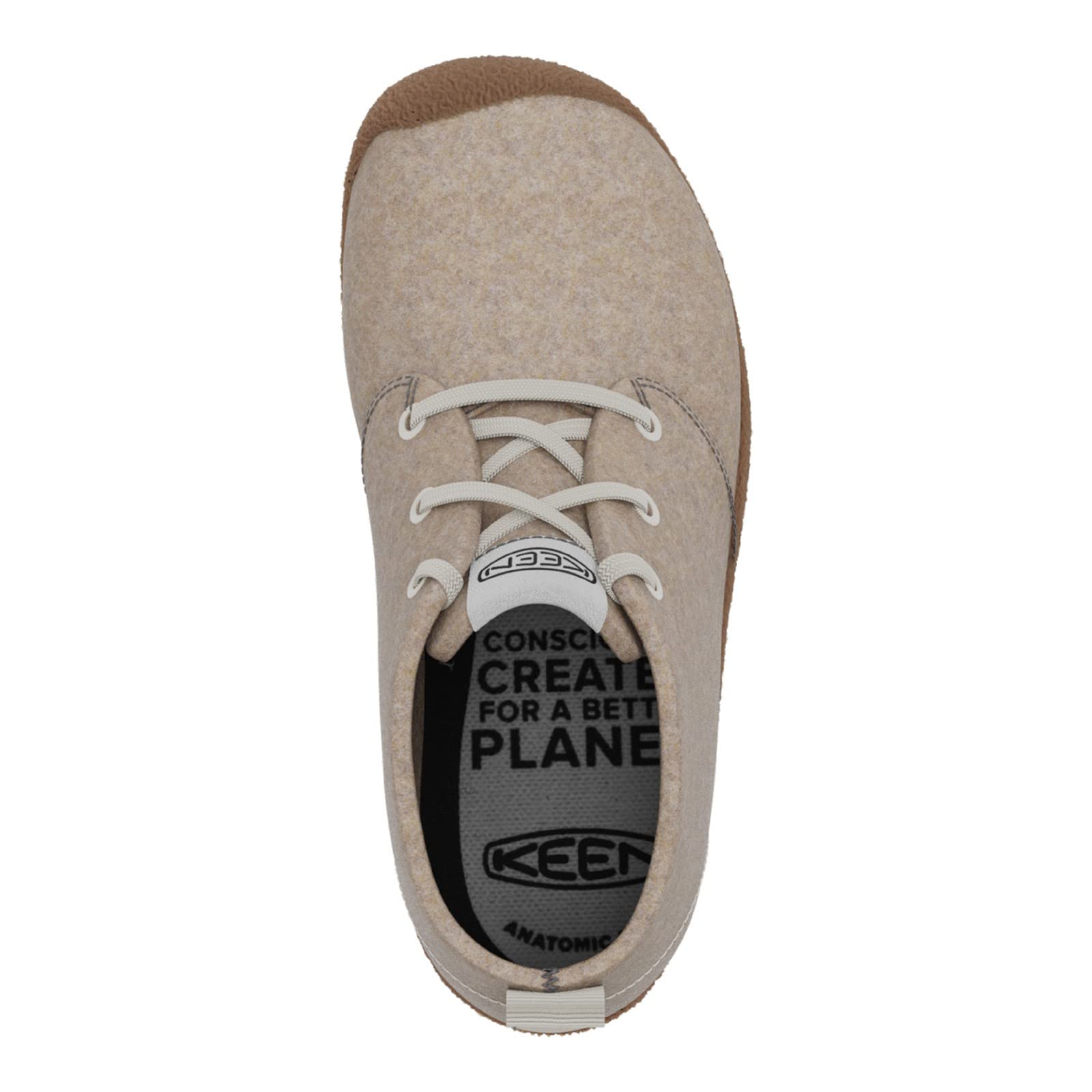 KEEN Men's Mosey Chukka Mid Height Upcylced Ankle Boot, Taupe Felt/Birch, 12