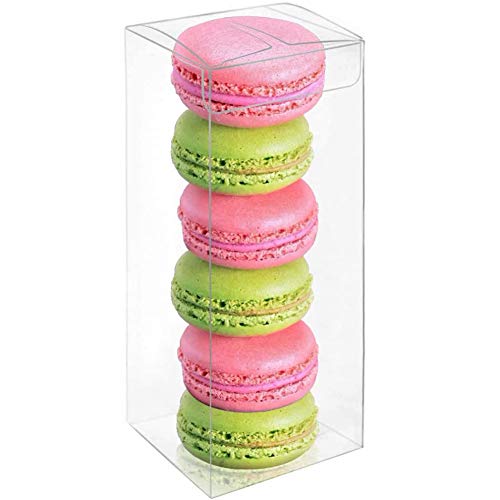 26 PCS Clear Gift Boxes Plastic Favor Boxes Transparent Cube Boxes PET Boxes for Wedding,Party,Baby Shower,Bridal Shower 2x2x6inch