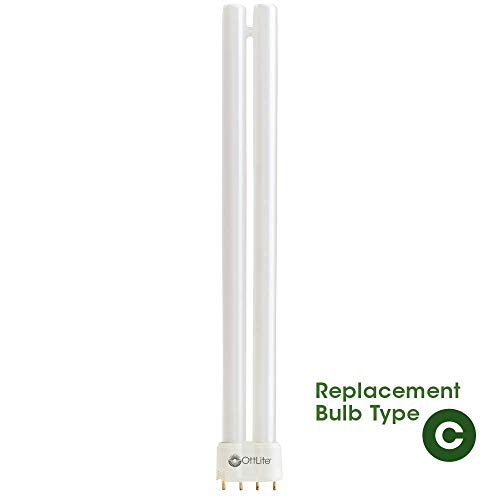 OttLite Tattoo Artist Standing Floor Lamp with Adjustable Neck - 24w Compact Fluorescent Lamp for Bright Natural Daylight - Multiuse Design is Perfect for Illuminating Tattooing Work Areas