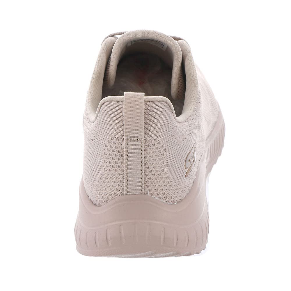 Skechers Women's Bobs Squad Chaos β Face Off Sneaker, Nude, 8.5