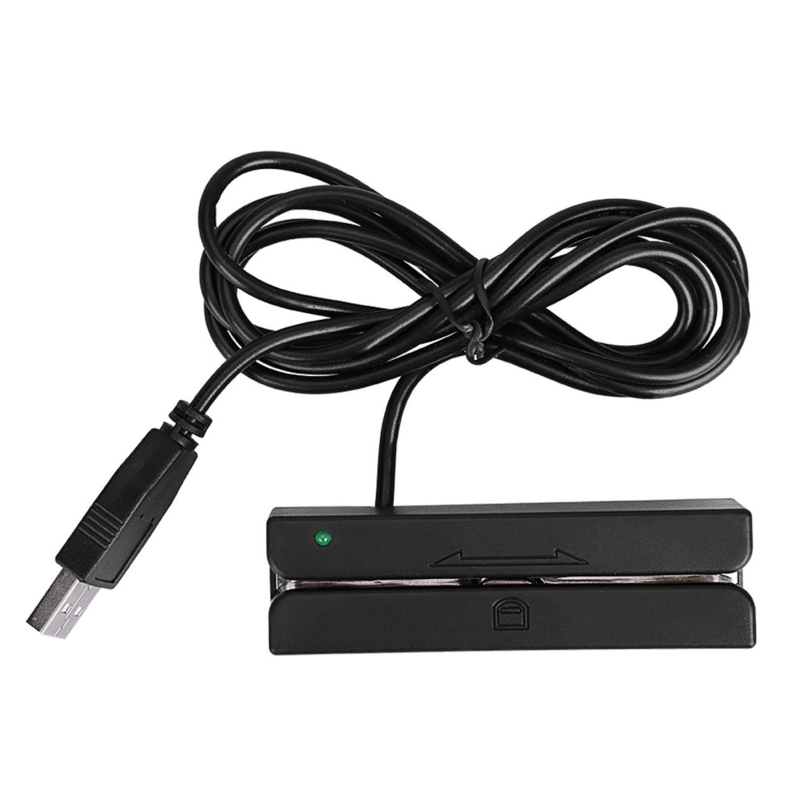 Magnetic Card Reader magnetic stripe reader writer, USB MSR90 3 Tracks Hi-Co Magnetic Stripe Credit Card Swipe Reader