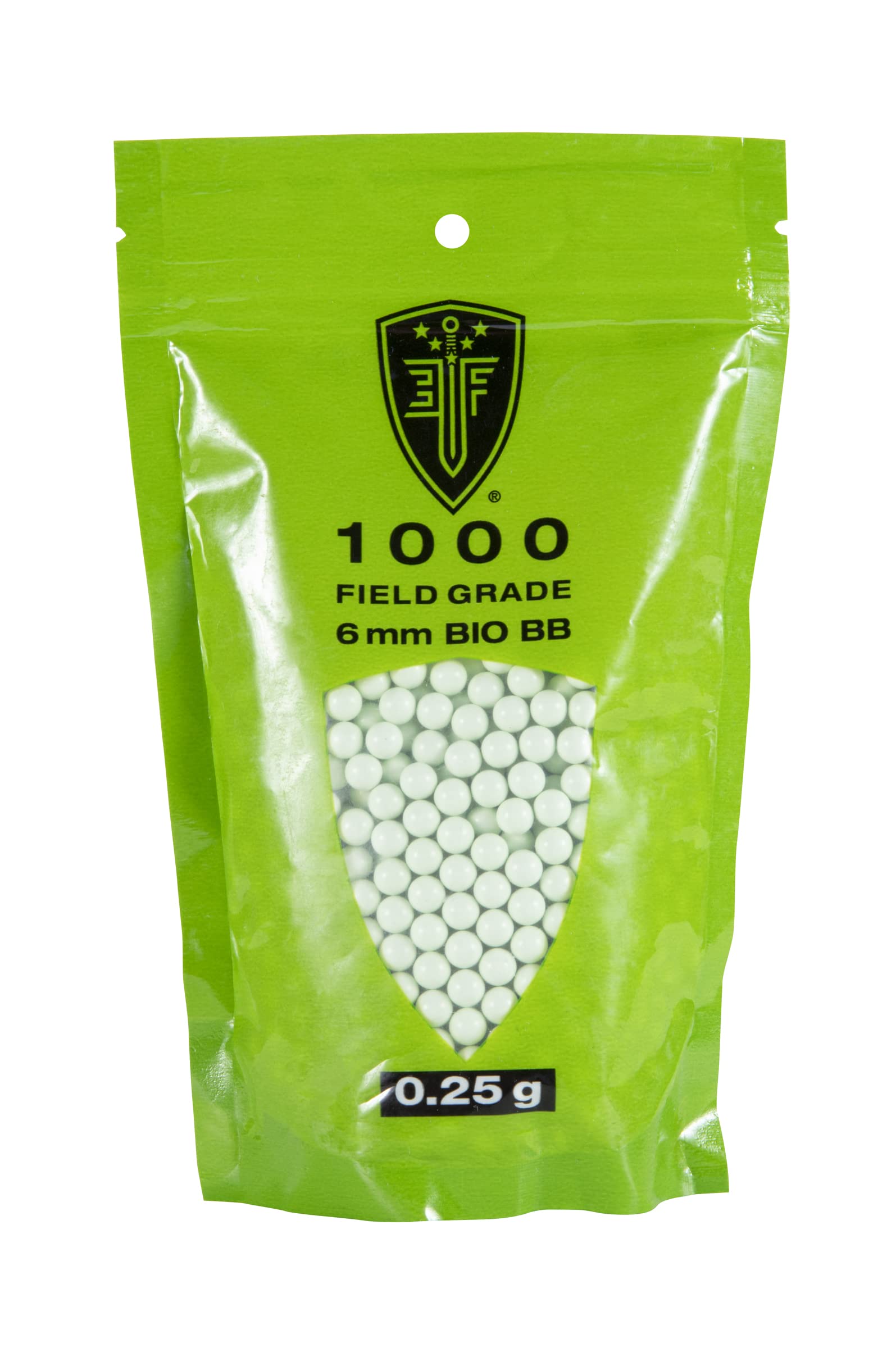Elite Force Premium Biodegradable 6mm Airsoft BBS Ammo, .25 Gram, 1000 Count, One Size