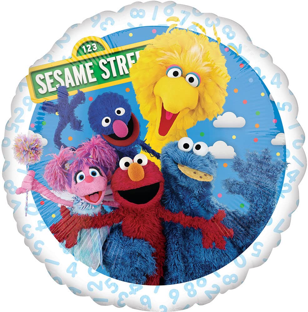 Anagram Elmo and Friends 3rd Birthday Party Supplies Balloon Bouquet Decorations