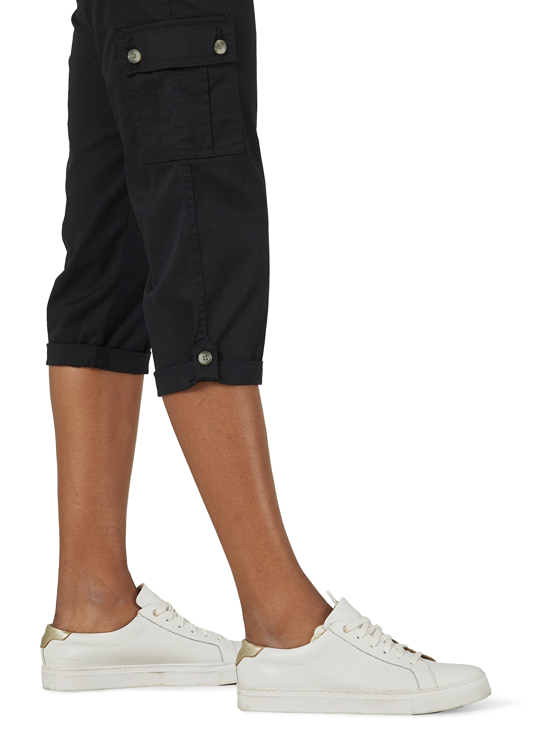 Lee Women's Ultra Lux Comfort with Flex-To-Go Cargo Capri Pant Black '10