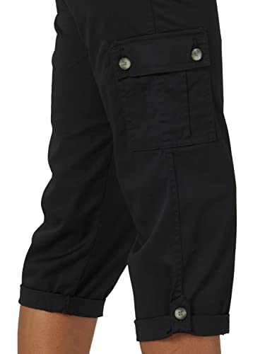 Lee Women's Ultra Lux Comfort with Flex-To-Go Cargo Capri Pant Black '10