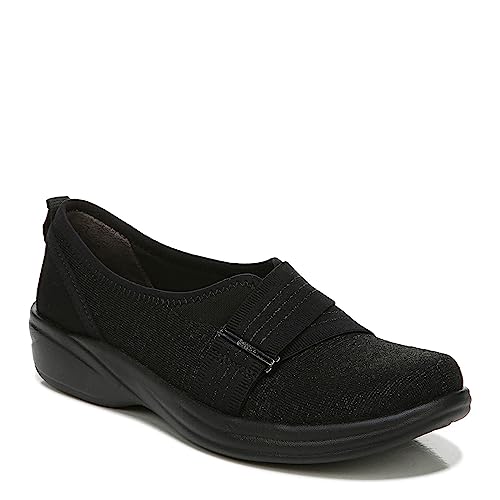 BZees Women's Niche III Flat, Blacknet, 6.5 Wide